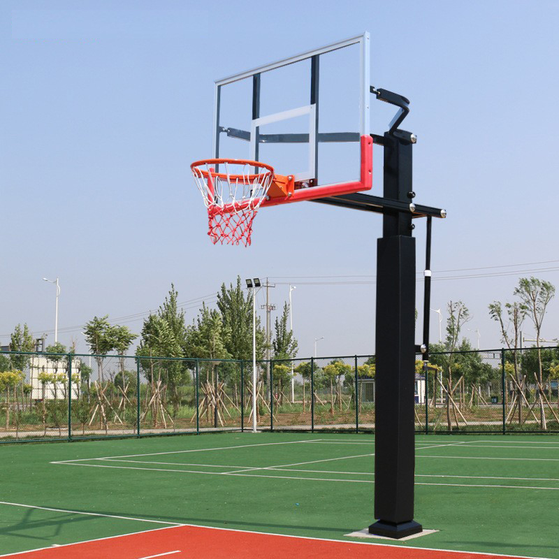 In Ground Basketball Hoop Height Adjustable - Sport facilities